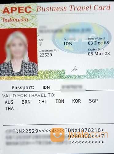 #08116828737 Jasa Pengurusan Kartu Apec Bisnis ABTC di Kota Jakarta Pusat, DKI Jakarta | Jualo.com