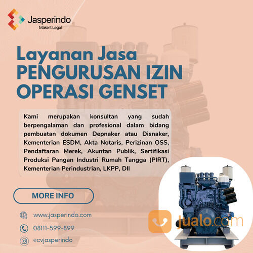 PENGURUSAN IZIN OPERASI GENSET di Kota Tangerang Selatan, Banten ...