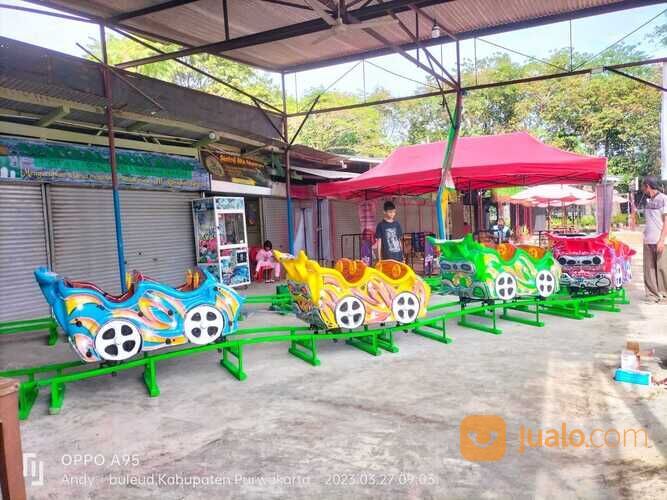 mini coaster rel lantai kereta odong tayo mobil remote di Kota Jakarta ...