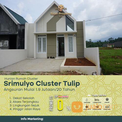 Perumahan cluster scandinavian dekat terminal kemiling kota 31323 di ...