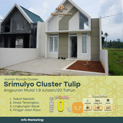 Perumahan cluster scandinavian dekat terminal kemiling kota 31323 di ...