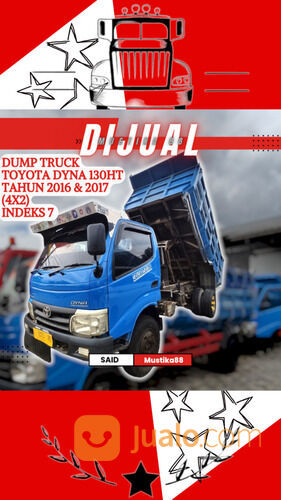 DUMP TRUK TOYOTA DYNA RHINO 130 HT (CDD) 4X2 TAHUN 2017 di Kab ...