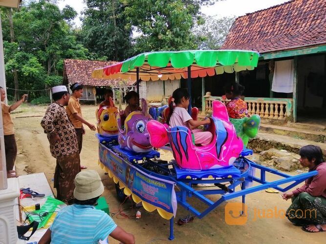 Wahana odong kereta mini kereta panggung gerobak model laris di Kota ...