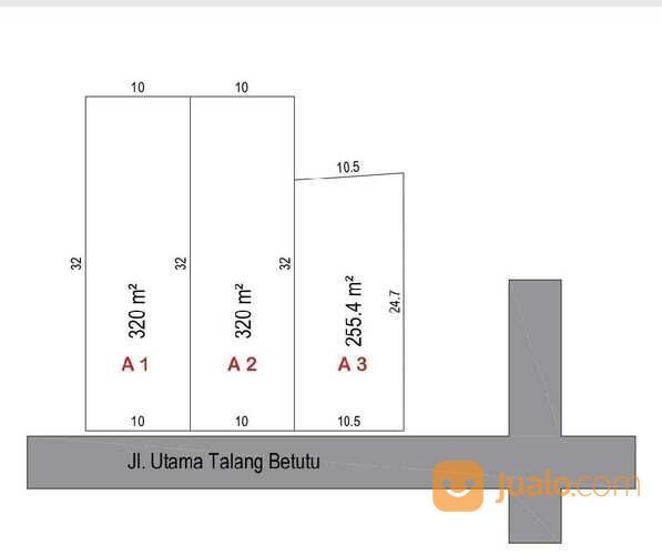 kaplingan talang betutu di Kota Palembang, Sumatera Selatan | Jualo.com