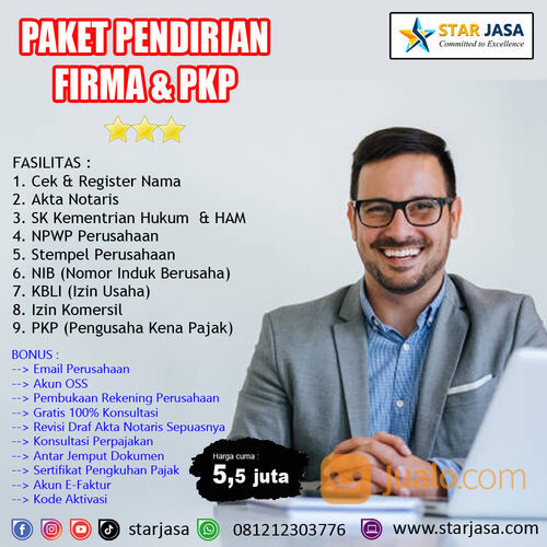 paket pendirian firma lengkap dan PKP jasa pembuatan perusahaan firma ...