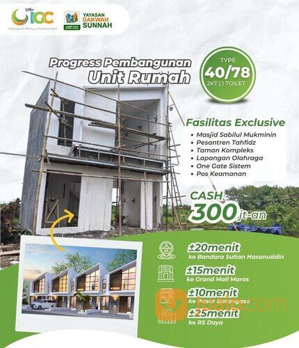 Rumah Tingkat 2 Lt Belakang Kostrad Kariango 15 Menit dr GrandMall di ...