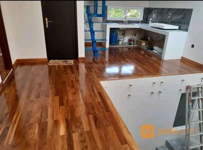 parquet kayu / lantai kayu jati grade A 1.2 x 5 x 20cm di Kota Bandung ...