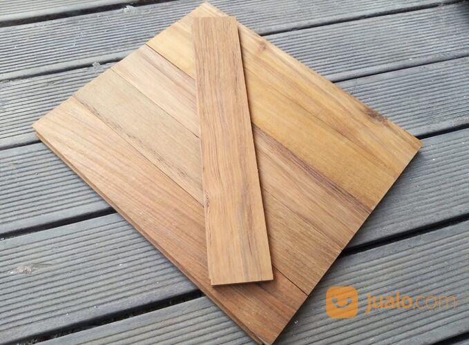 parquet kayu / lantai kayu jati grade A 1.2 x 5 x 20cm di Kota Bandung ...