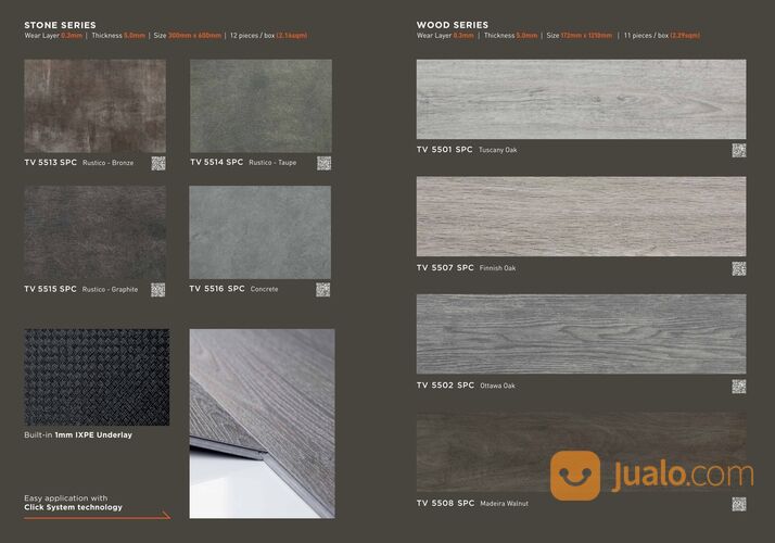 Vinyl Flooring SPC Lantai Taco 5mm di Kota Jakarta Timur, DKI Jakarta ...