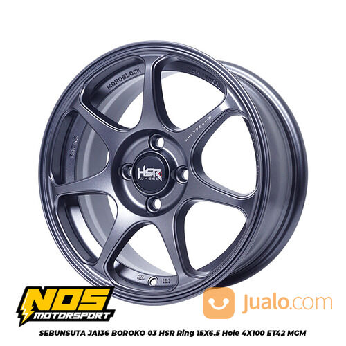 Velg Mobil Ring 15 HSR Sebunsuta Untuk Ignis Jazz Brio Karimun Lebar 6 ...