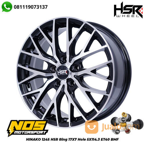 Velg Mobil Rush Innova Luxio Ring 17 HSR Hinako Baut 5 Lebar 7 Warna ...