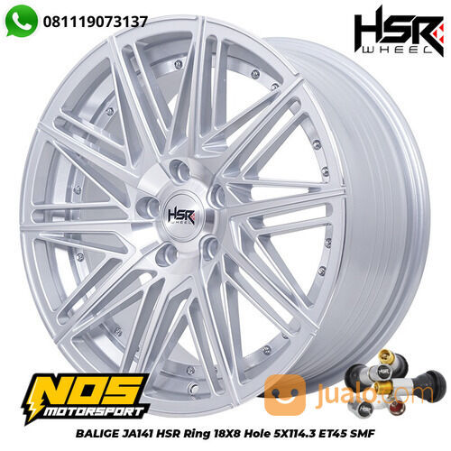 Velg HSR Balige Ring 18 Warna Silver Untuk Terios Innova Rush Hrv Baut ...