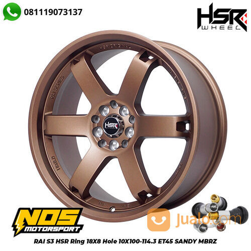 Velg Mobil Hrv Juke Innova Xpander Ring 18 HSR Rai-s3 Warna Bronze ...