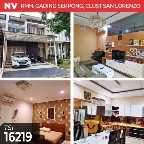(TSI/16219) Rumah Gading Serpong, Cluster San Lorenzo, Tangerang, 9x18 ...