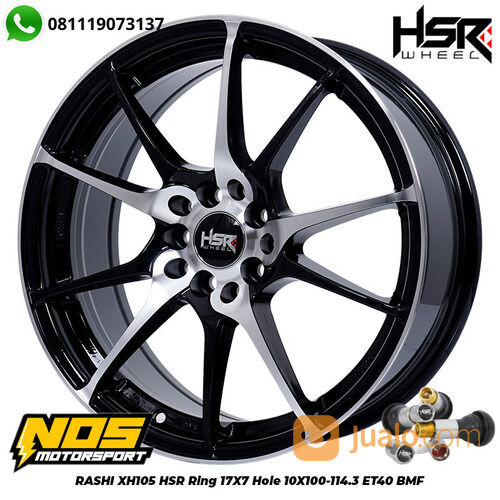Velg Mobil Sienta Civic Ertiga Ring 17 HSR Rashi Lebar 7 Lubang 5 Et 40 ...