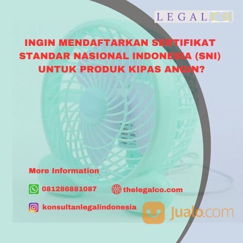 SNI KIPAS ANGIN I JASA di Kota Jakarta Selatan, DKI Jakarta | Jualo.com