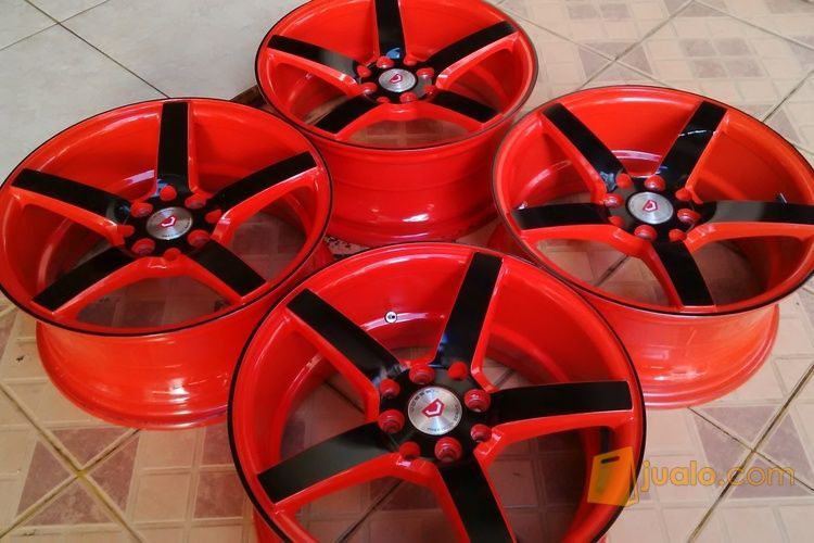 Velg Vossen CV3 Red R-16 di Kota Jakarta Barat, DKI Jakarta | Jualo.com