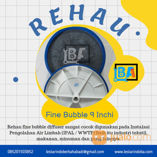 Fine Bubble Diffuser WWTP IPAL AFD 270 SSI REHAU 9 Inchi EPDM di ...