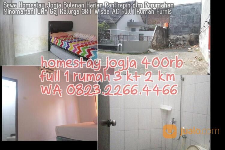 Sewa Homestay Jogja Bulanan Harian Pantirapih dlm Perumahan Minomartani UNY Gej Kelurga 3KT ...