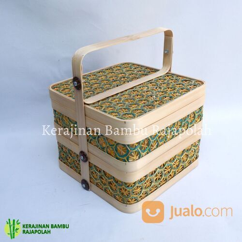 Kotak Hampers/Box Hampers Lebaran/Tempat Catering dari bambu lesung ...