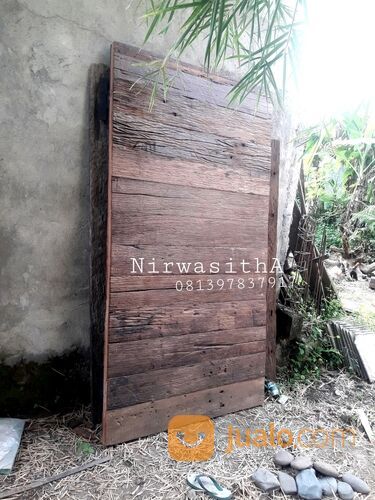 Daun Pintu Utama Rustic Estetik kayu Ulin Reclaimed di Kab. Sleman ...