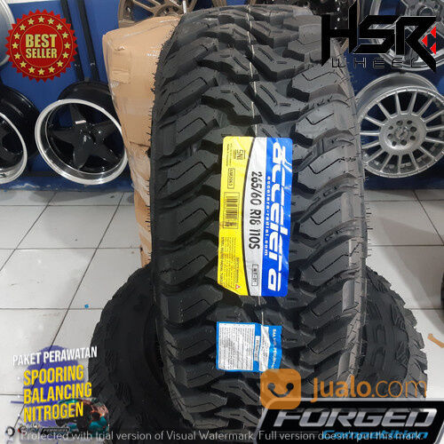 BAN MOBIL KASAR UKURAN ACCELERA M/T-01 265 60 R18 TYPE KASAR UNTUK ...