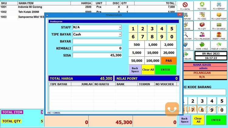 Aplikasi Program Kasir Toko Ritel Dan Minimarket di Kota Bandung, Jawa ...