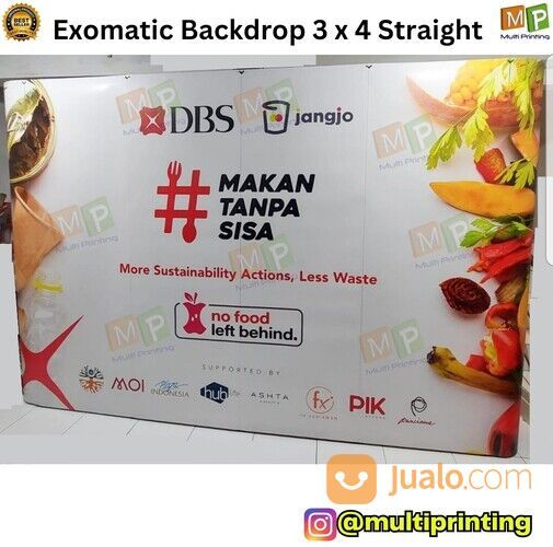 Backdrop Portable 3x3-Backwall Portable 3x3-Pop Up Backdrop di Kota ...