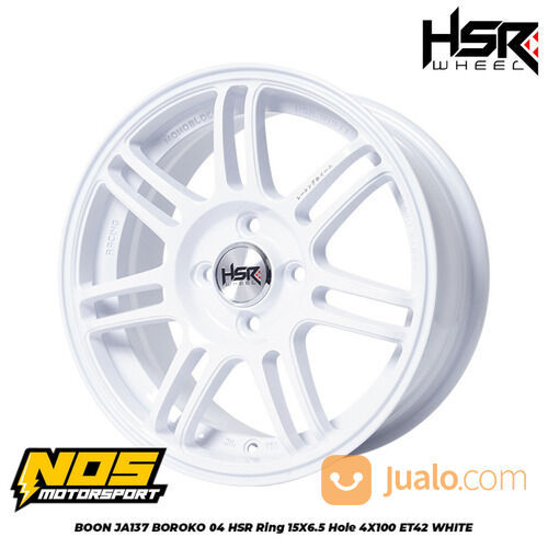 Velg Mobil Racing Brio Yaris Vios Jazz Ring 15 HSR Boon Pcd 4X100 Lebar ...