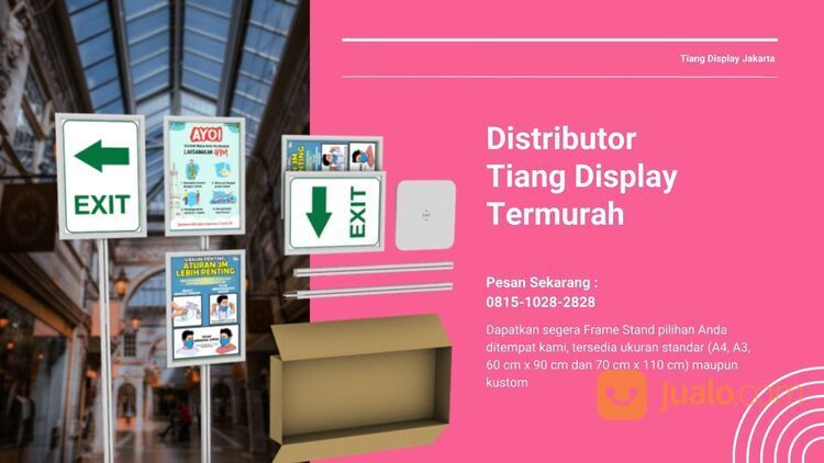 PROMO! Tiang Display Poster Praktis WA: 0815-1028-2828 di Kota Jakarta ...