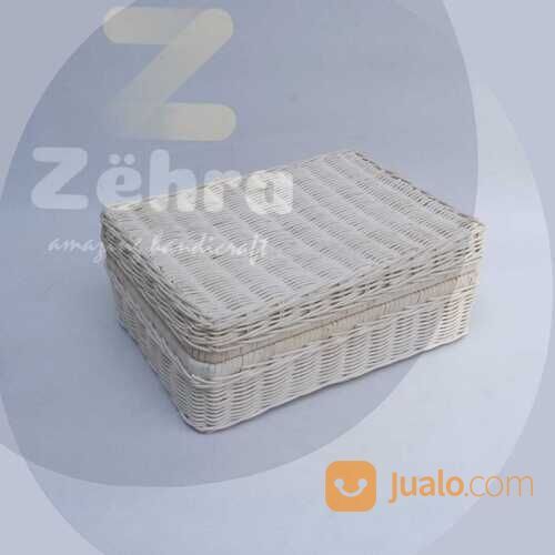 Tempat Hampers Kotak Tutup Bahan Rotan | Tempat Hampers | Tempat Parcel ...