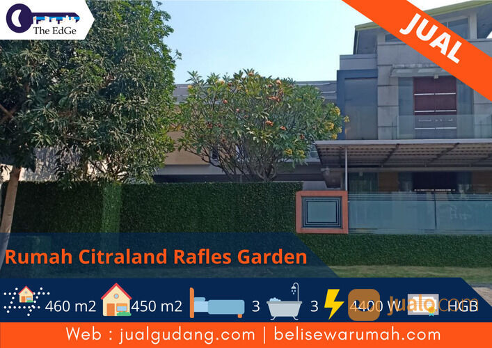 Rumah Citraland Rafles Garden dengan Luas 450 m2 di Kota Surabaya, Jawa ...