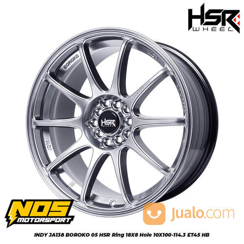 Velg Mobil Racing Altis Camry Accord Ring 18 HSR Indy Boroko Baut 5 Et ...