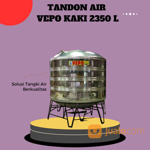 Tandon Air Vepo Kaki Stainless 2350 liter di Kab. Sidoarjo, Jawa Timur ...