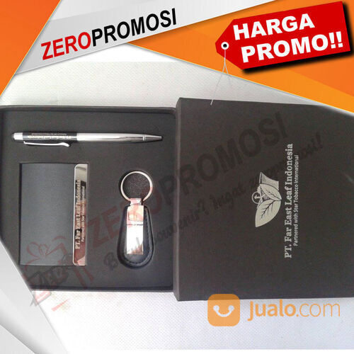 Souvenir Kantor Gift set 3In1 ( Pulpen + ganci + card box ) di Kota ...