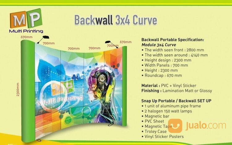 Backwall Portable 3x4-Backdrop Portable 3x4-Pop Up Backwall-Backdrop di ...