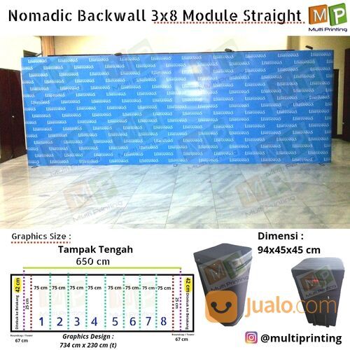 Backwall Portable 3x8-Backdrop Portable 3x8-Pop Up Backwall-Backdrop di ...