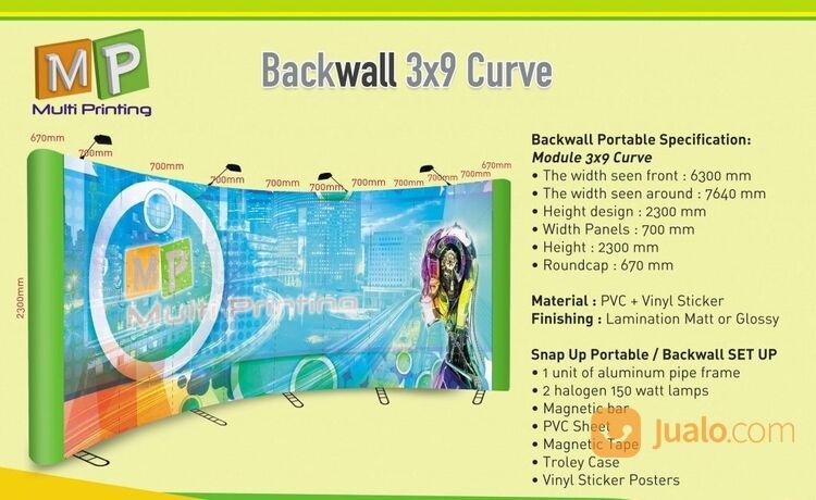 Backwall Portable 3x9-Backdrop Portable 3x9-Pop Up Backwall-Backdrop di ...