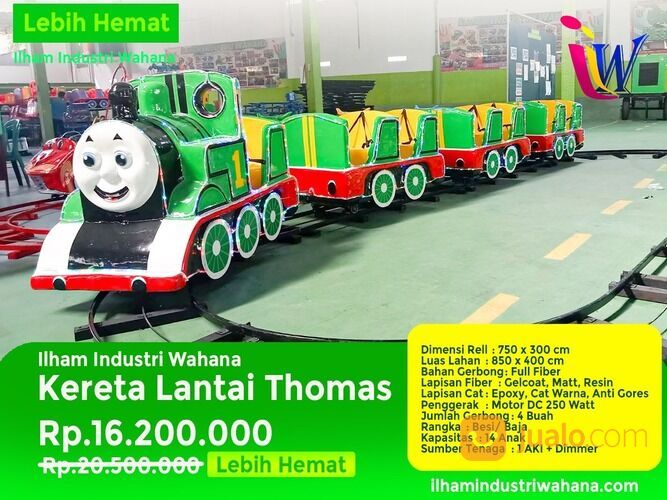 kereta lantai mini coester rel datar di Kota Jakarta Utara, DKI Jakarta ...