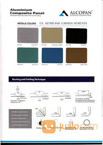 Alcopan (PVDF) Exterior / Aluminium Composite Panel / ACP (Standart) di ...