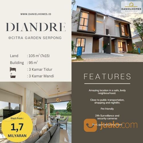 Cluster Diandre CGS Rumah Minimalis Dekat Stasiun Cisauk di Kota ...