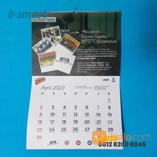 Cetak kalender dinding 2024 Pasuruan untuk sekolah, instansi, ponpes ...