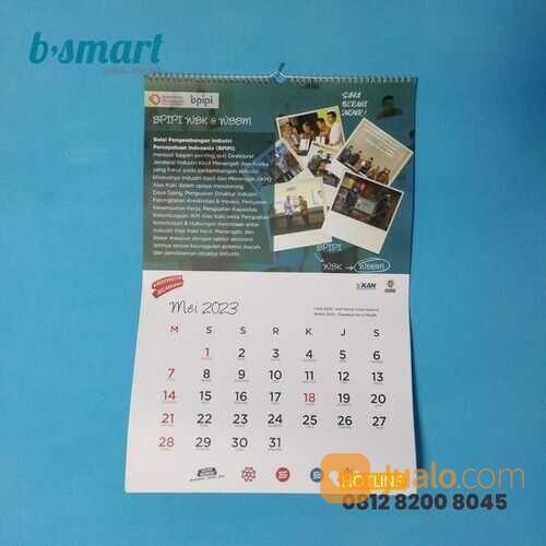 Cetak kalender dinding 2024 Blitar untuk sekolah, instansi, ponpes dan ...
