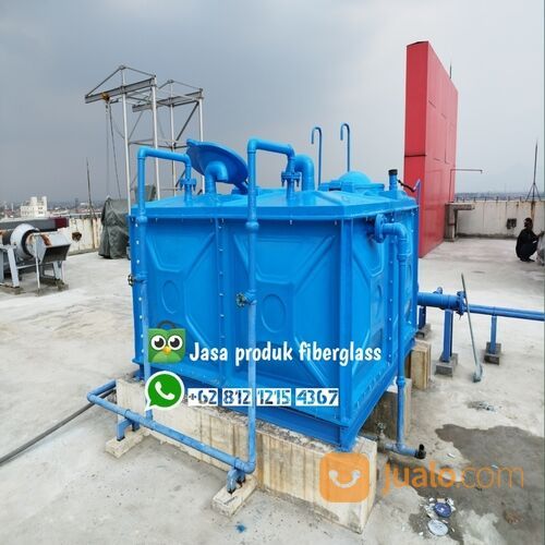 Tangki air panel / Rooftank / Toren air fiberglass 4000lt/4m3 di Kota ...