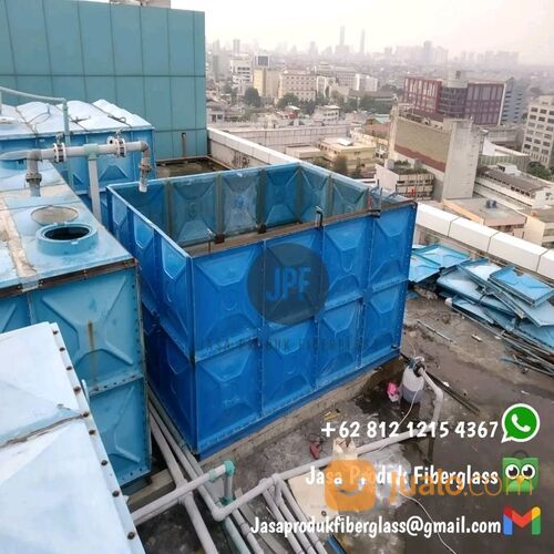 Toren air panel fiberglass/roof tank/tandon air/watertank 24000lt/24m3 ...