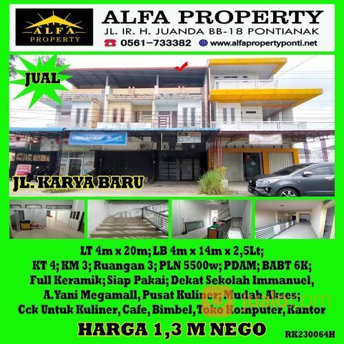 Alfa Property Ruko Karya Baru Kota Pontianak di Kota Pontianak ...