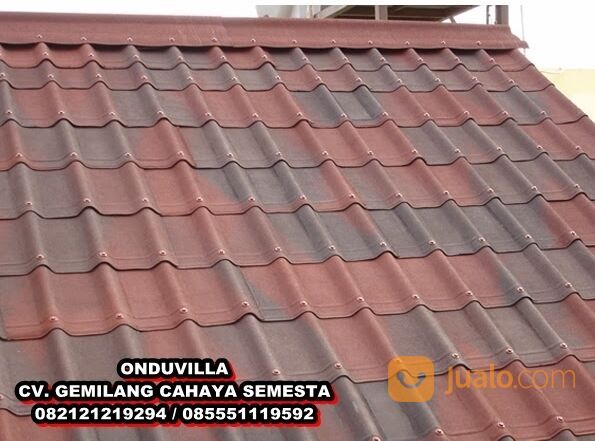 Onduvilla Shaded Red / Atap Bitumen / Genteng Aspal di Kab. Sidoarjo ...