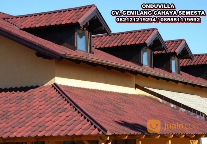 Onduvilla Shaded Red / Atap Bitumen / Genteng Aspal di Kab. Sidoarjo ...