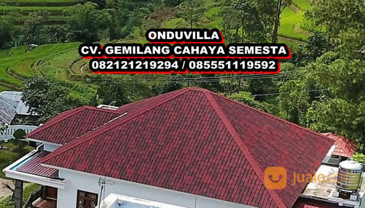Onduvilla Shaded Red / Atap Bitumen / Genteng Aspal di Kab. Sidoarjo ...