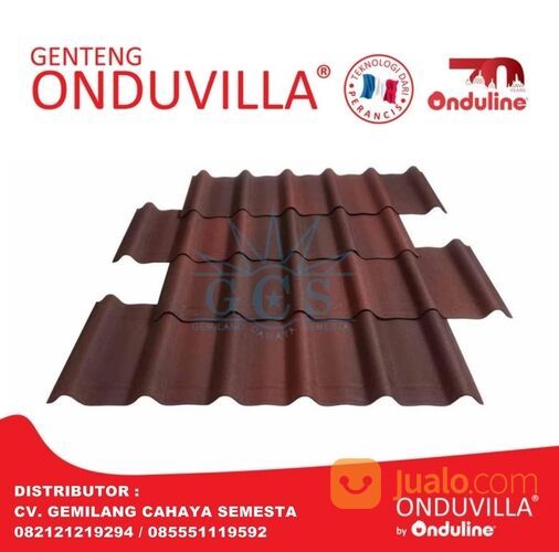 Onduvilla Shaded Red / Atap Bitumen / Genteng Aspal di Kab. Sidoarjo ...